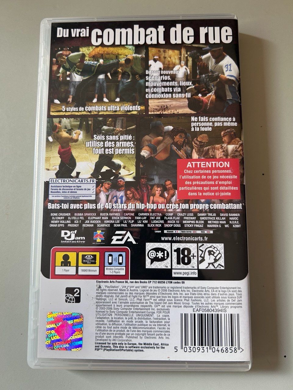 Def Jam: Fight For NY: The Takeover per Sony PSP (Gebraucht) in ...