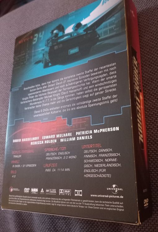 Knight Rider Season Two, Staffel Zwei, David Hasselhoff, DVD (Gebraucht ...
