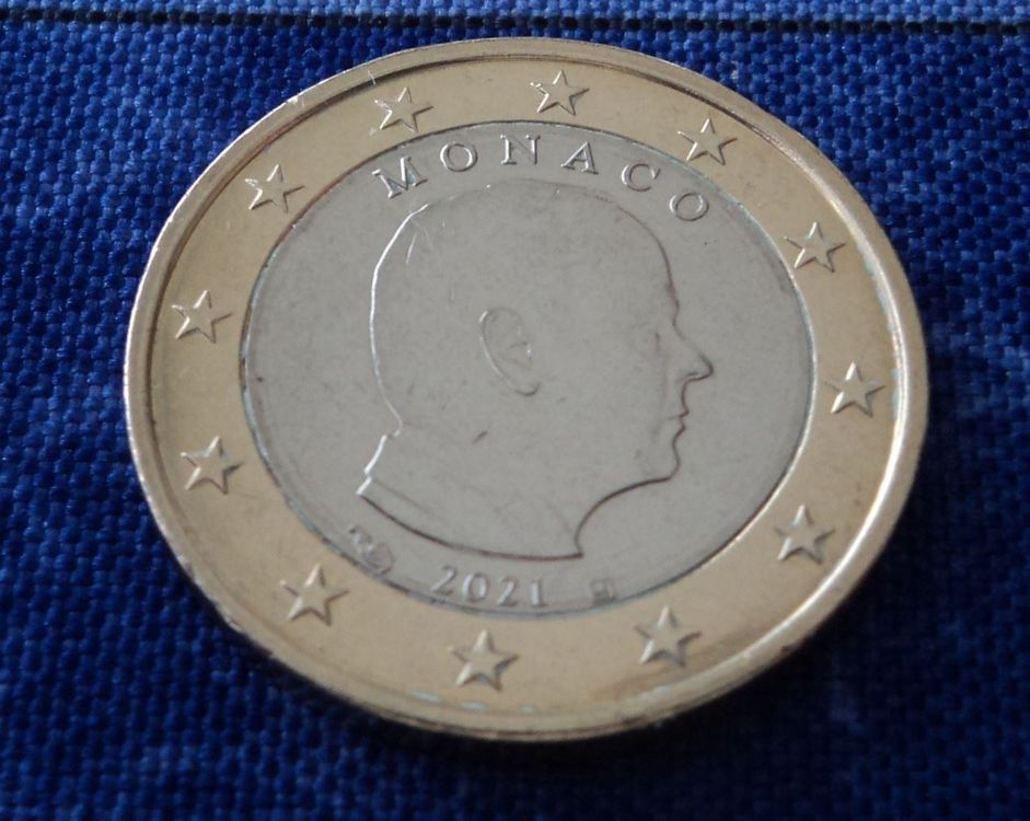 Monaco: 1 Euro 2021, VZGL. (Gebraucht) in Basel für CHF 3 – mit Lieferung auf Ricardo kaufen