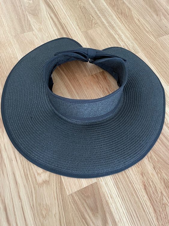 Visor/ Hut schwarz mit Masche von Mint&Berry (Grösse M/56) | Kaufen auf ...