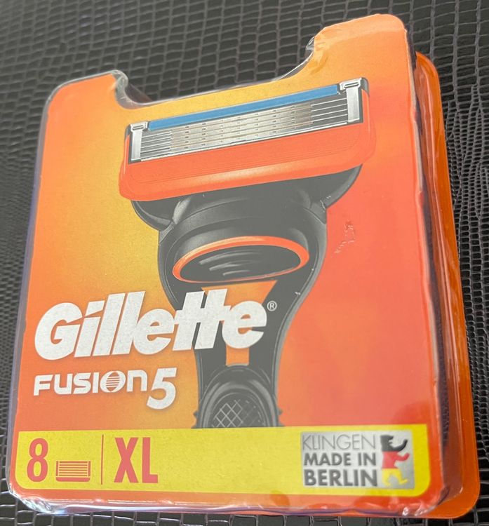 Gillette Fusion 5 XL 8 Klingen neu und Original verpackt | Kaufen auf ...