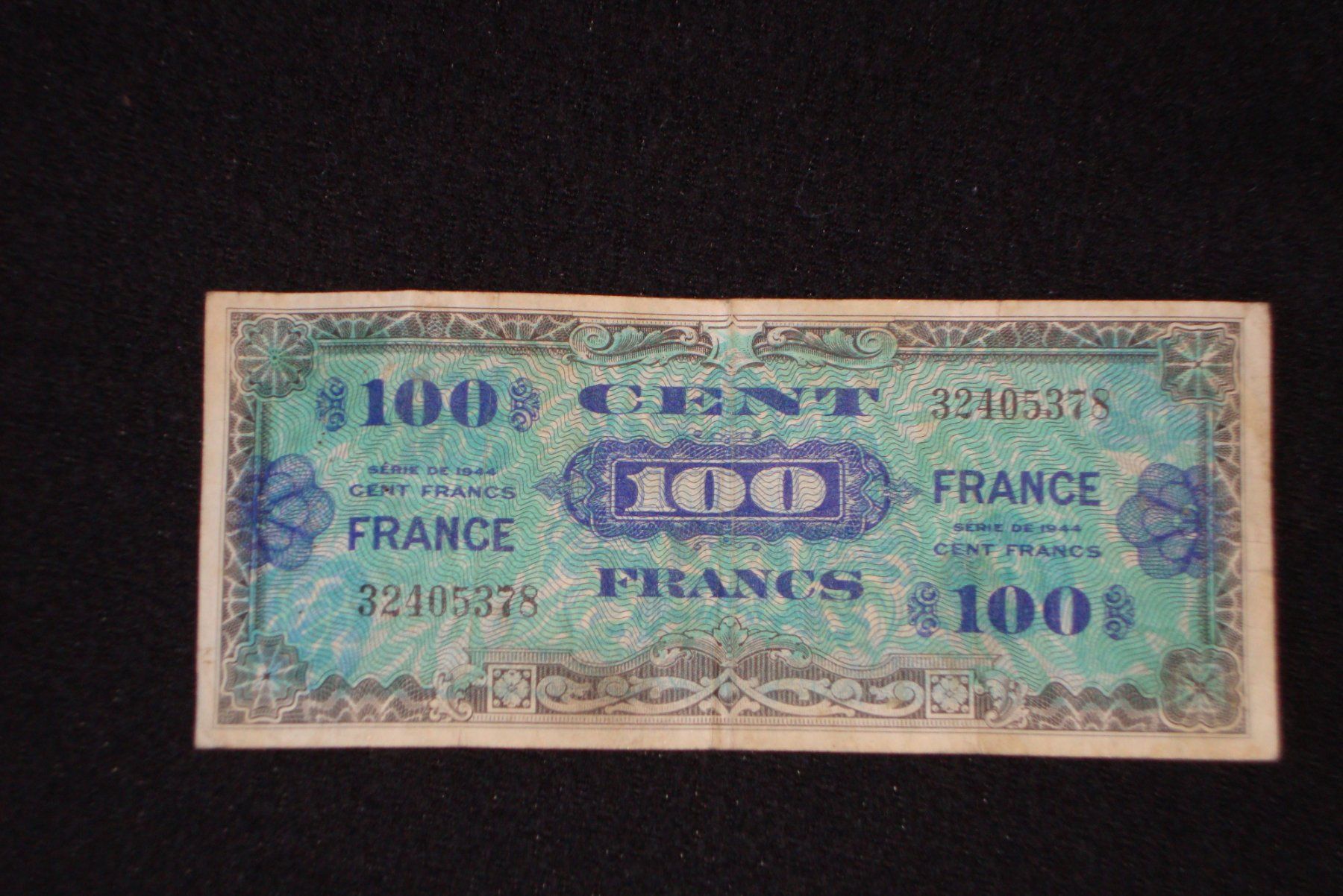 dans la guerre - 100 Francs - France 1944 - 32405378 (Gebraucht) in ...