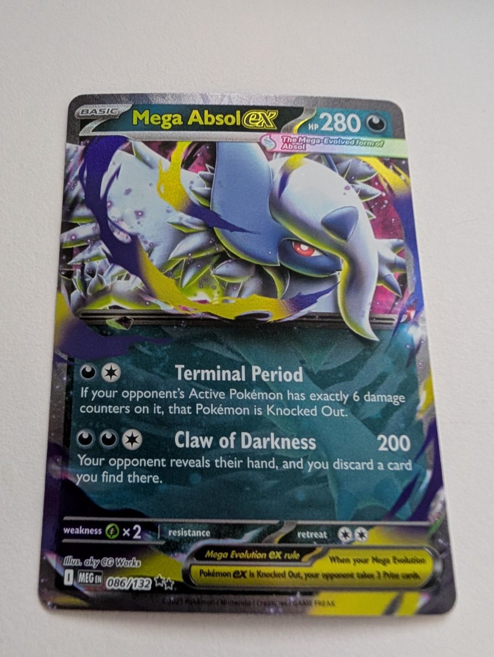 Pokemon Card - Mega Absol ex 086/132 MEG EN (Gebraucht) in Hünenberg ...