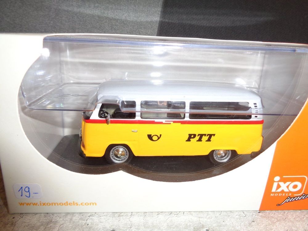 1:43 Ixo Junior Bus VW PTT Suisse 1965 (Neu und originalverpackt) in ...