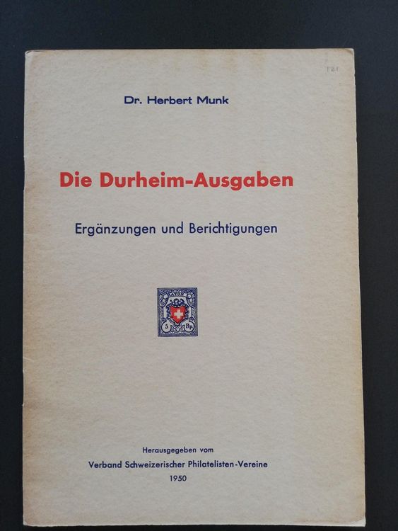 1950 Dr. Herbert Munk - Die Durheim Ausg (Gebraucht) in Beringen für ...