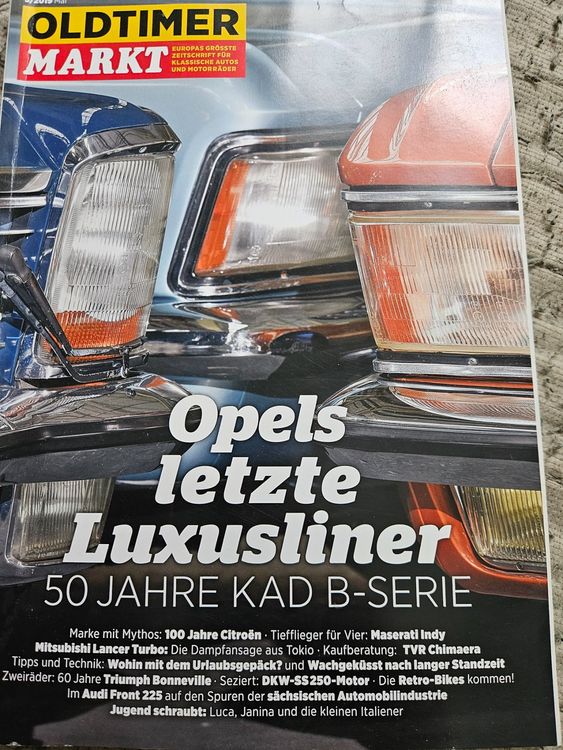 Oldtimer Markt 5/19 Diplomat TVR Lancer Turbo Maserati xx (Gebraucht ...
