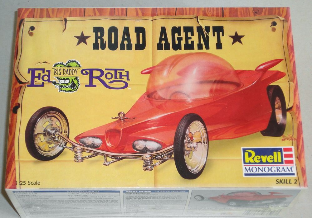 REVELL ED ROTH ROAD AGENT SHOW CAR 1:25 (Neu und originalverpackt) in ...