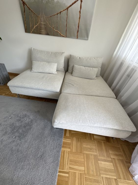 Ikea Sofa SÖDERHAMN beige 2er | Kaufen auf Ricardo