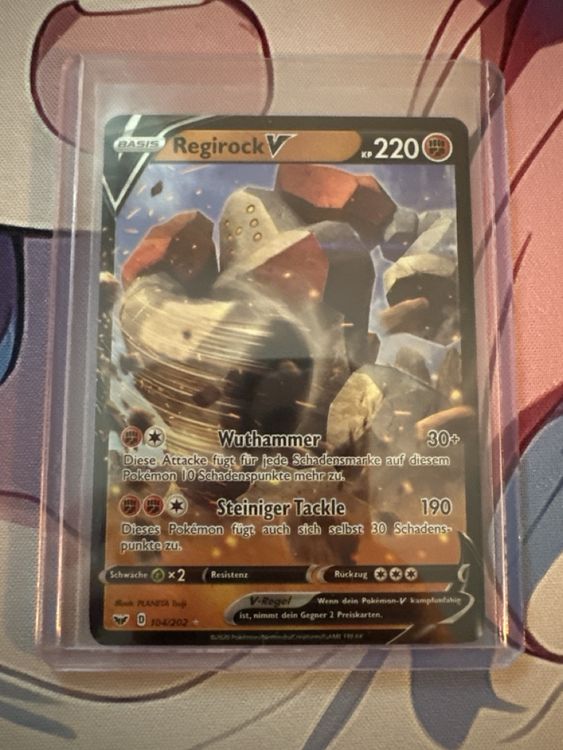 Regirock V - Pokemon Karte - Top Zustand - Selten! (Neu (gemäss ...