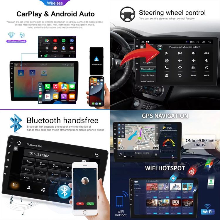 Ducato Boxer Jumper DAB+ Autoradio Carplay 9 Zoll Android (Neu und ...