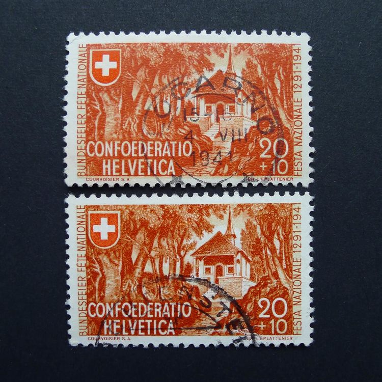 1941 Nr. B14 + B14c gestempelt SBK 93.-! | Kaufen auf Ricardo