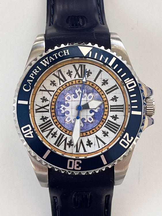 Capri Watch 40mm Blue Navy Armband Uhr GRATIS VERSAND | Kaufen auf Ricardo