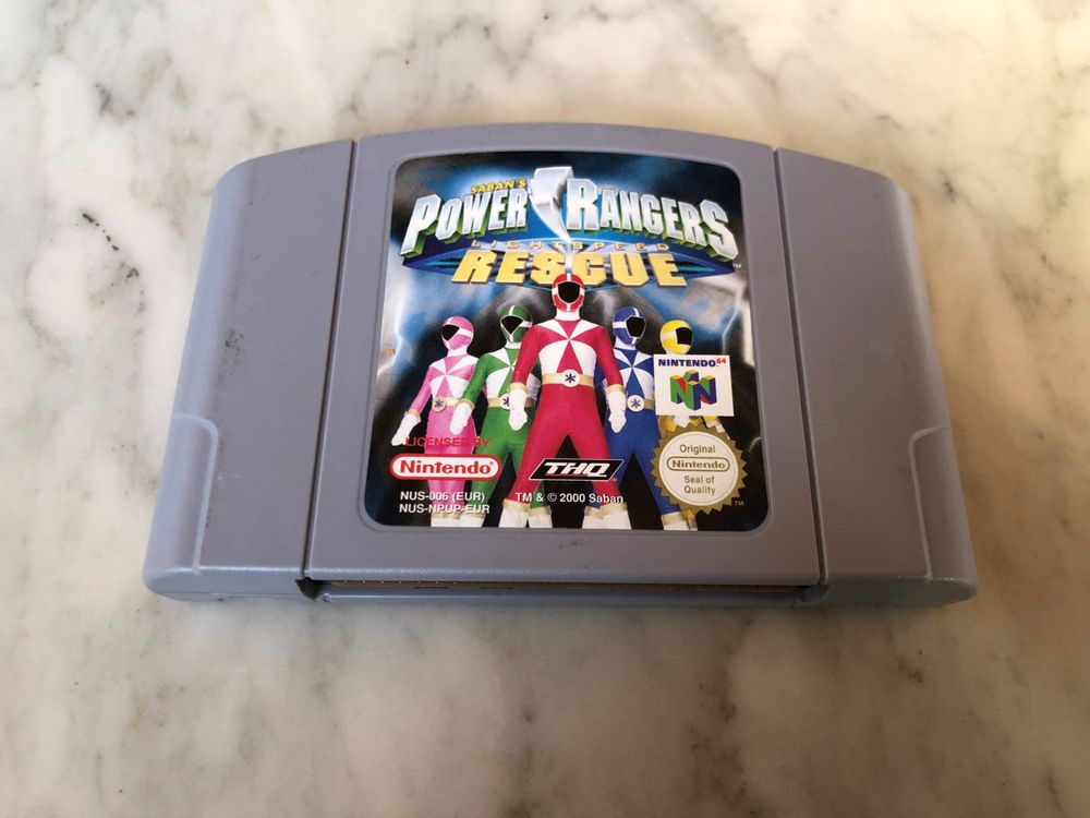 POWER RANGERS LIGHTSPEED RESCUE SPIEL FÜR NINTENDO 64 | Acheter sur Ricardo