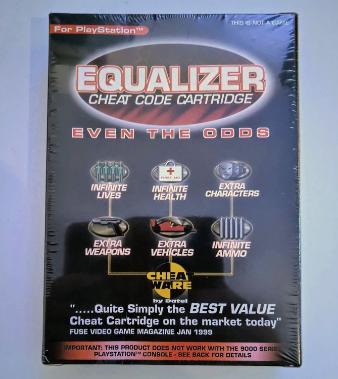 Equalizer Cheat Cartridge für PS1, NOS (Gebraucht) in Bern für CHF 14 ...
