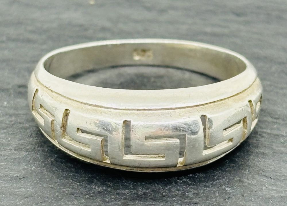 Cooler Fingerring Meander Style aus Silber (925) Gr. 62 | Kaufen auf ...