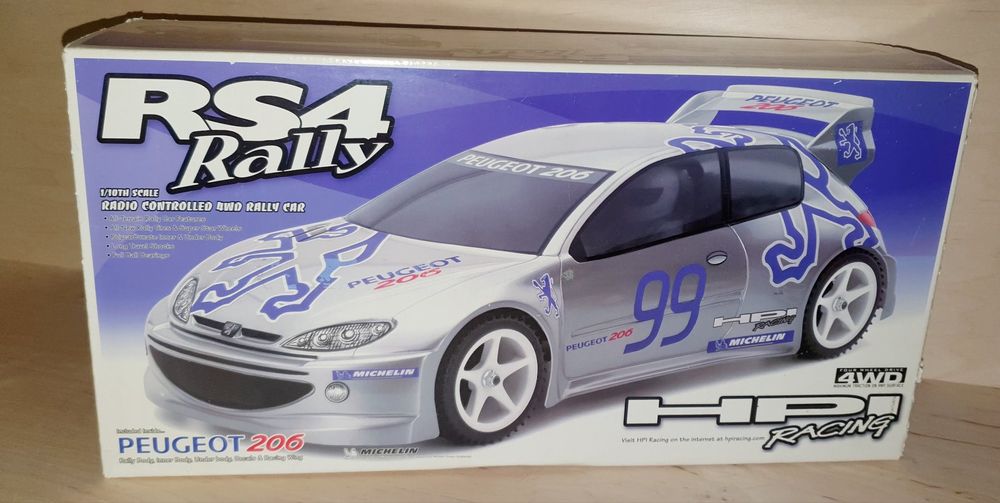 HPI RS4 Rally mit Peugeot 206 Karosserie | Kaufen auf Ricardo