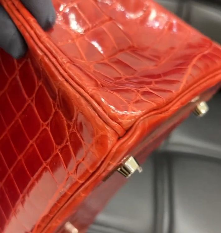 Hermes B30 Sanguine Crocodile Nilo Shiny Phw X | Kaufen auf Ricardo