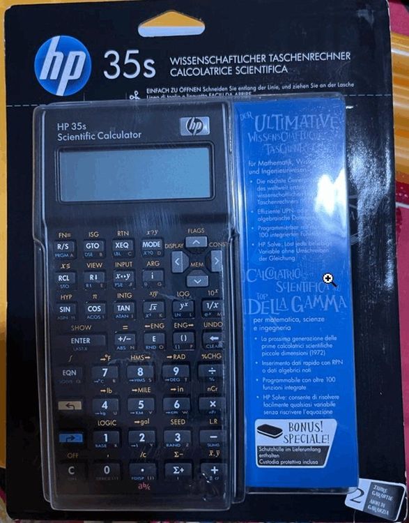 hp 35s wissenschaftlicher taschenrechner (Neu und originalverpackt) in ...