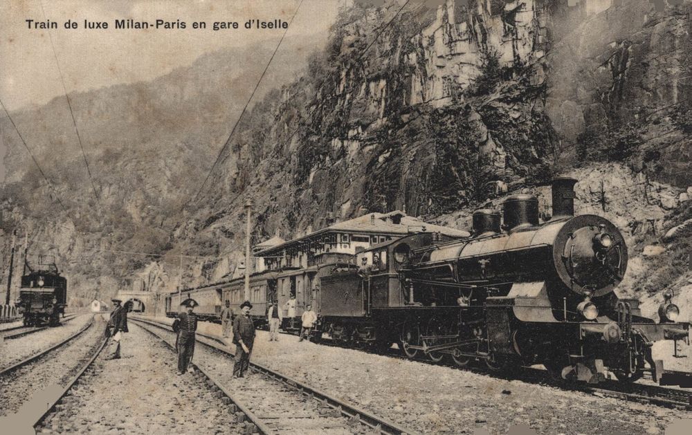 Train de luxe Milan-Paris en gare d'Iselle | Kaufen auf Ricardo