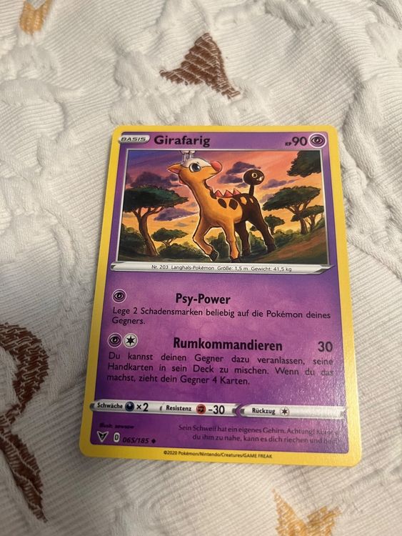 Pokémon Girafarig- Reserve Holo- Pokémon TCG- Neu (Neu und ...