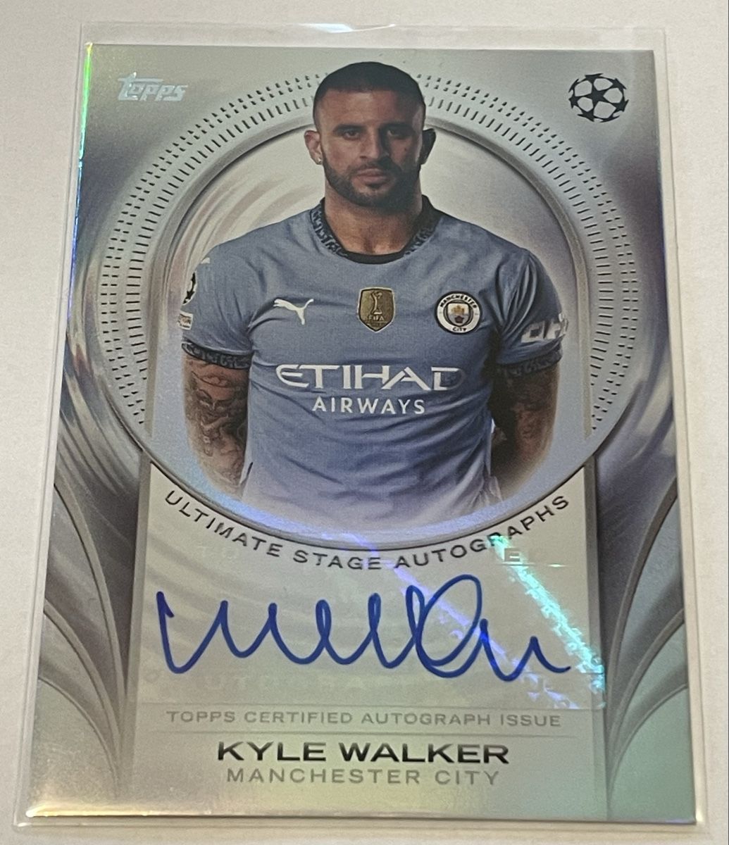 Kyle Walker Autogramm – Ultimate Stage – Topps UEFA 2024/25 (Neu ...