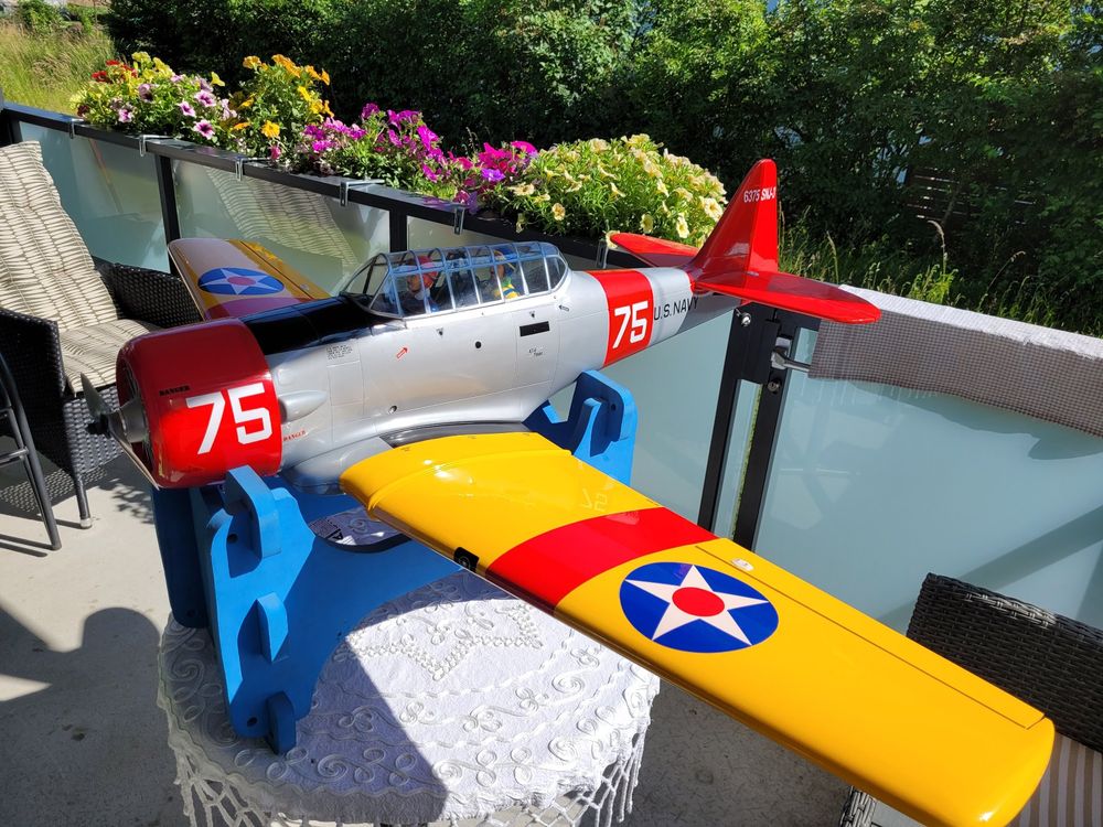 Kyosho AT-6 40, perfekt gebaut, inkl. OS FS Series Surpass70 (Neu (gemäss Beschreibung)) in ...