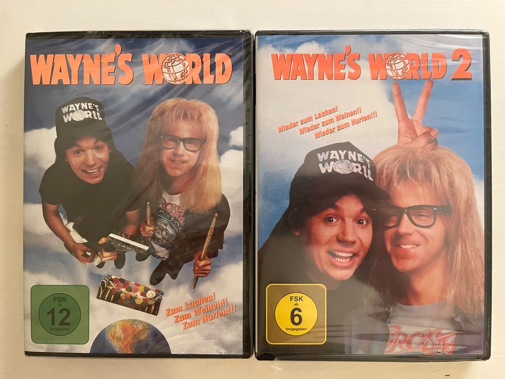 Wayne’s World 1 & 2 DVD 📀 (NEU OVP) (Neu und originalverpackt) in ...