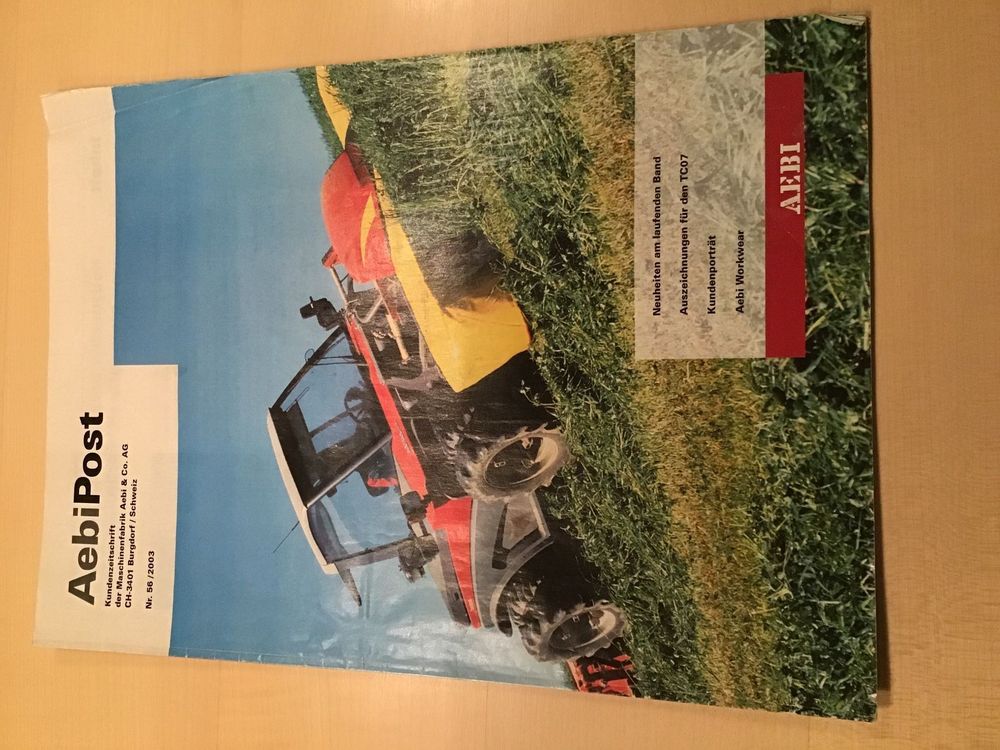 Aebi Post Prospekt Traktor Rasant TT TP | Kaufen auf Ricardo