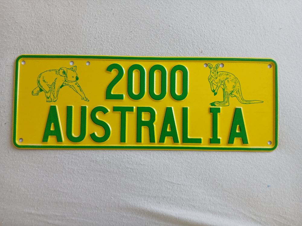 Rare 2000 Australia Millennium License Plate - Souvenir (Gebraucht) in ...