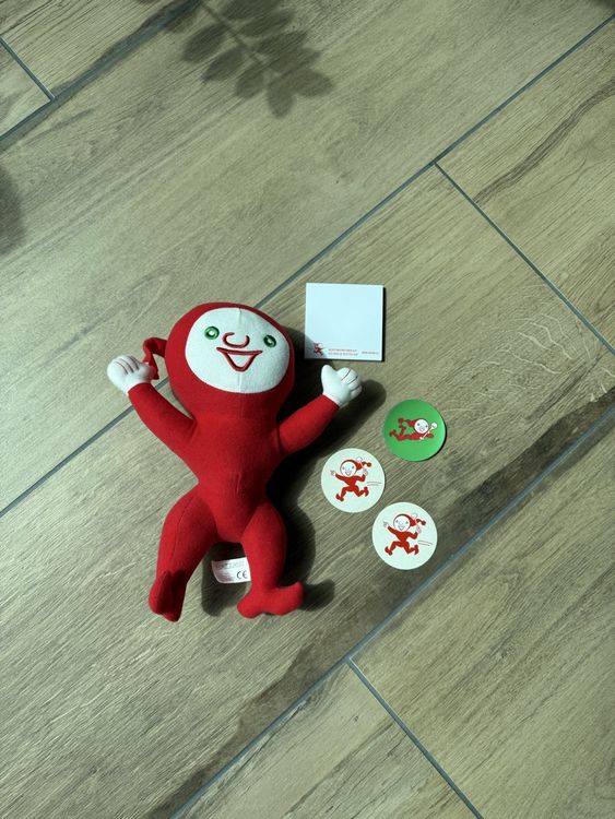 Knorrli Stoffpuppe, mit Sticker, neu (Neu und originalverpackt) in Uster für CHF 16.45 – mit ...