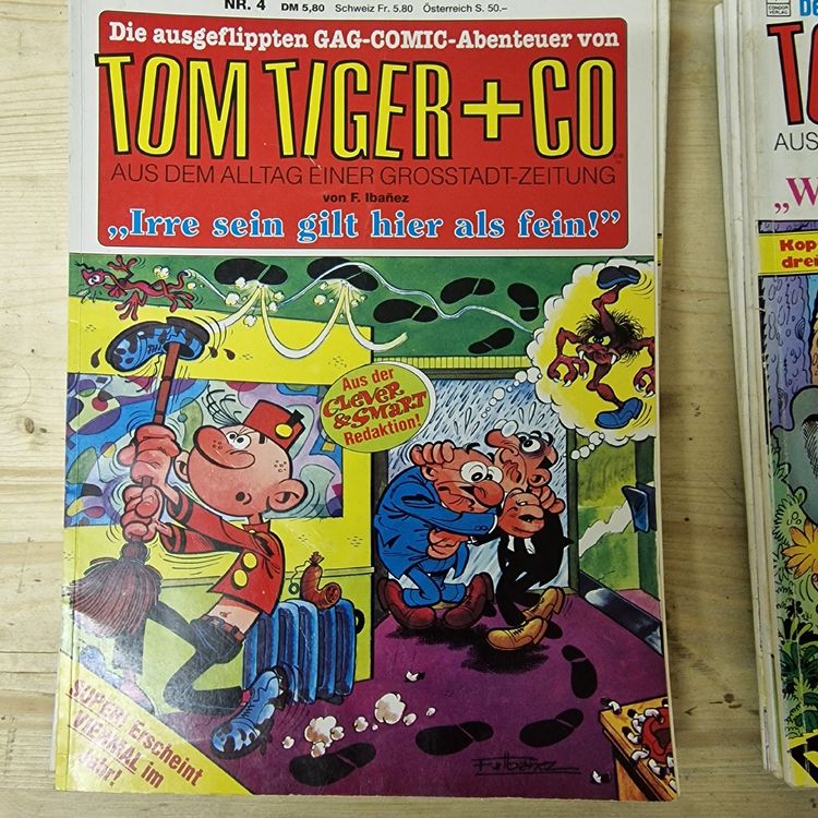 10x Tom Tiger + Co. Comics Sammlung Jahrgang 1980er (Gebraucht) in ...