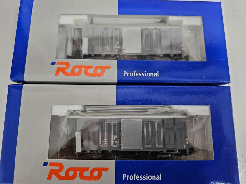 Roco 47503 2 wagons CFF dès 1.-fr (Neuf avec emballage d'origine) à ...