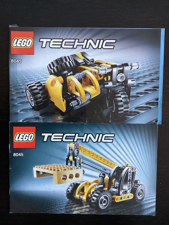 LEGO Technic 42031 - Hubarbeitsbühne + 8045 Teleskoplader (Gebraucht ...