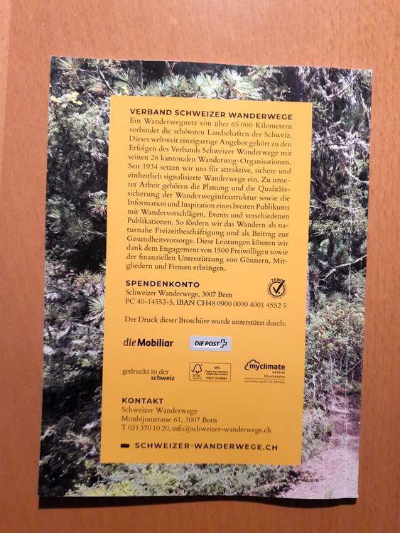 SCHWEIZER WANDERWEGE / WANDERFÜHRER / WANDERN RATGEBER | Kaufen auf Ricardo