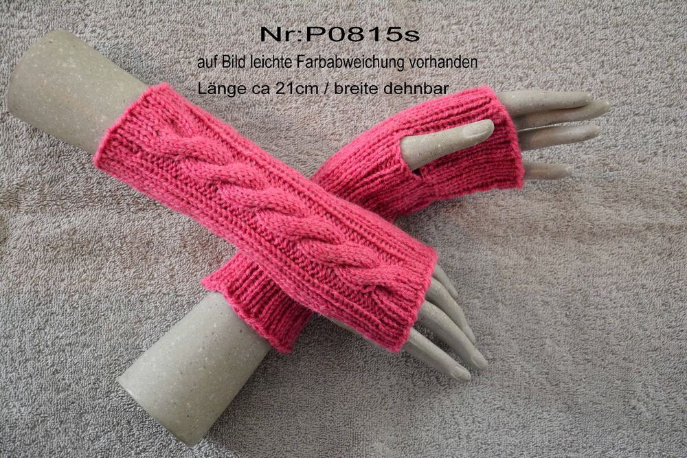 Pulswärmer mit Zopfmuster / Auswahl (Neu und originalverpackt) in Bollodingen für CHF 12 – mit ...