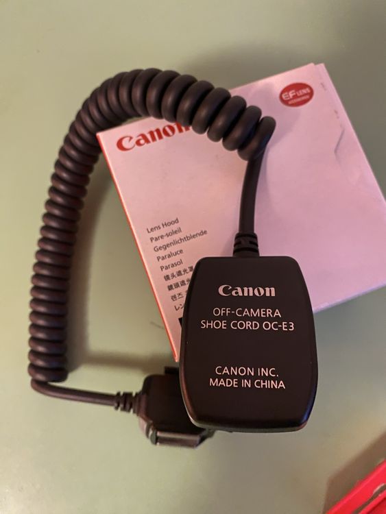 Canon OC-E3 TTL Blitzschuhkabel für EOS (Gebraucht) in Riehen für CHF 2 ...