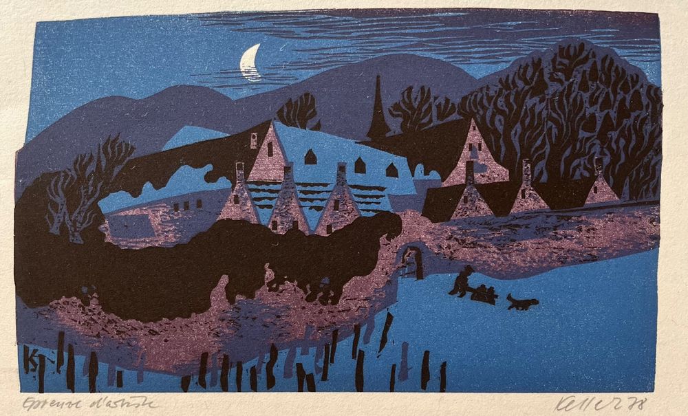 Heinz Keller (1928) Lithographie Handsigniert | Kaufen auf Ricardo