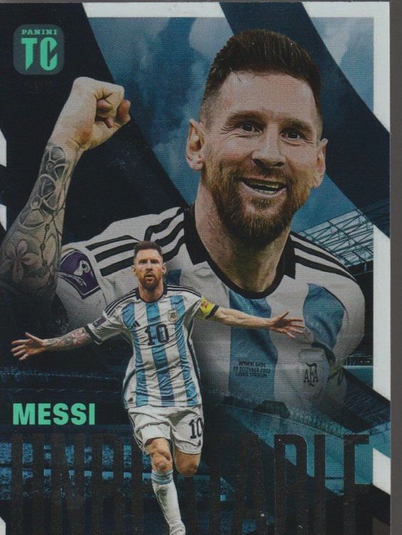 PANINI TOP CLASS 2023 Unbeatable Card FOIL 262 LIONEL MESSI (Neu ...