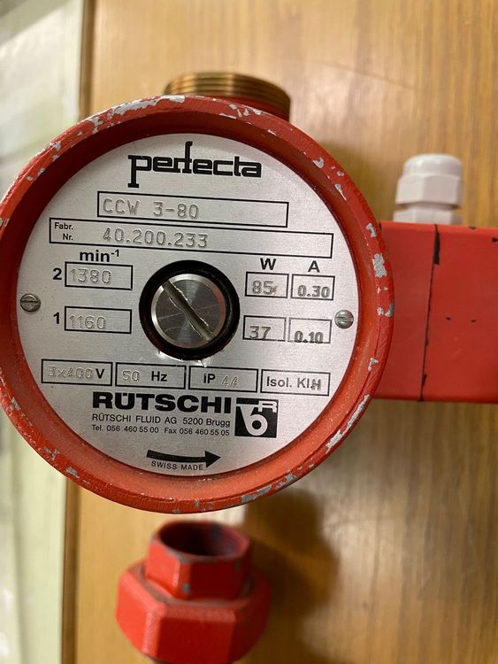 4 Heizungspumpe Rütschi Perfecta (Gebraucht) in Oftringen für CHF 59 ...
