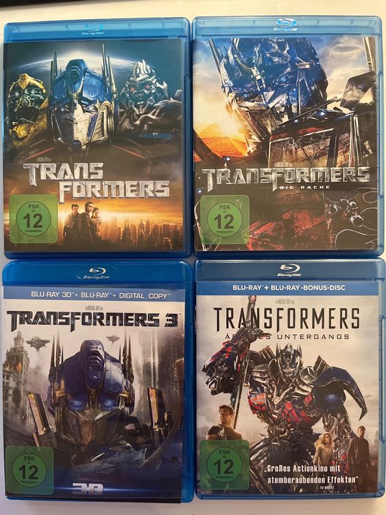 Transformers, 1-4 Blu-ray 📀 (Neu (gemäss Beschreibung)) in Sierre für CHF 14.95 – mit Lieferung ...