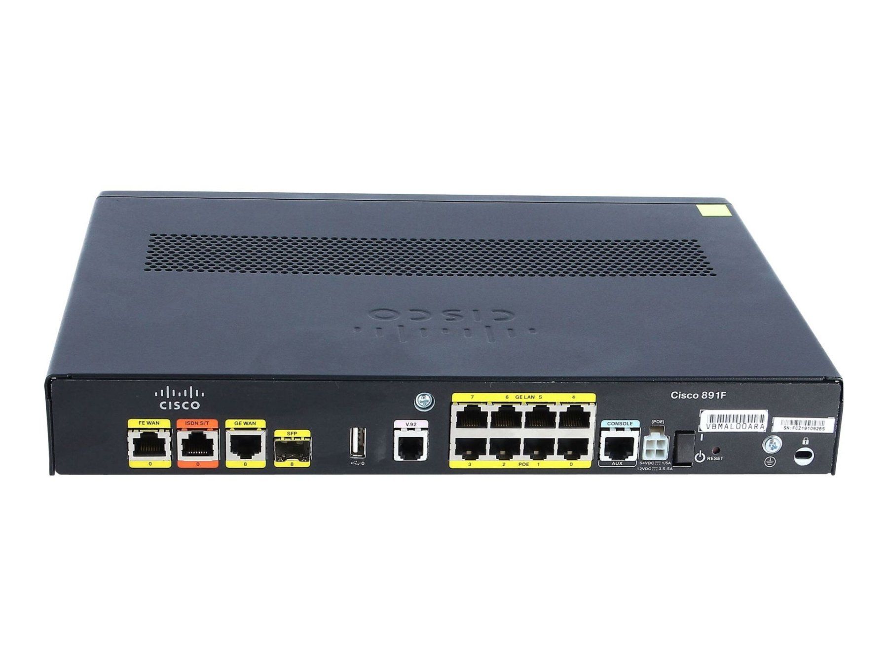 Cisco Managed Ethernet-Router C891F mit 8 Ports 10/100/1000 (Gebraucht ...