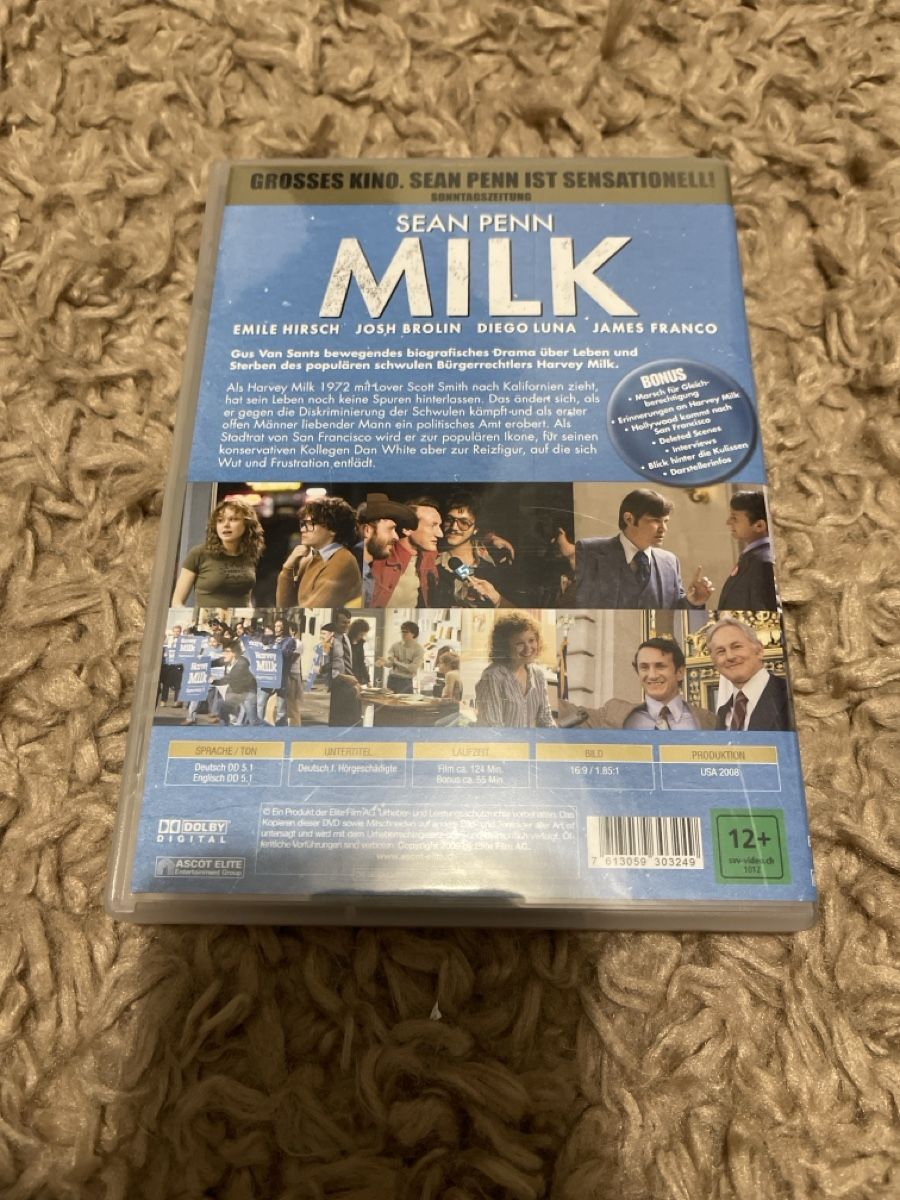 DVD Milk - Sean Penn - 2 Oscar - Top Zustand! Rarität! (Gebraucht) in ...