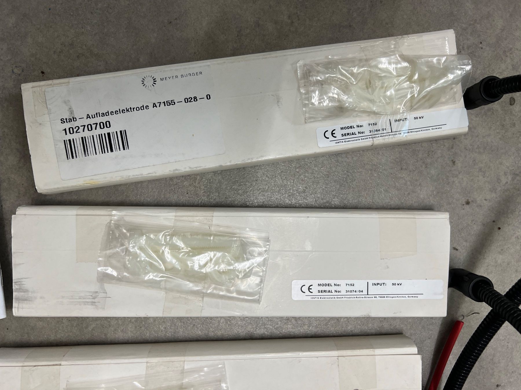 Lot de 4 Électrodes de charge haute densité IONTIS 7152 (Neu (gemäss ...