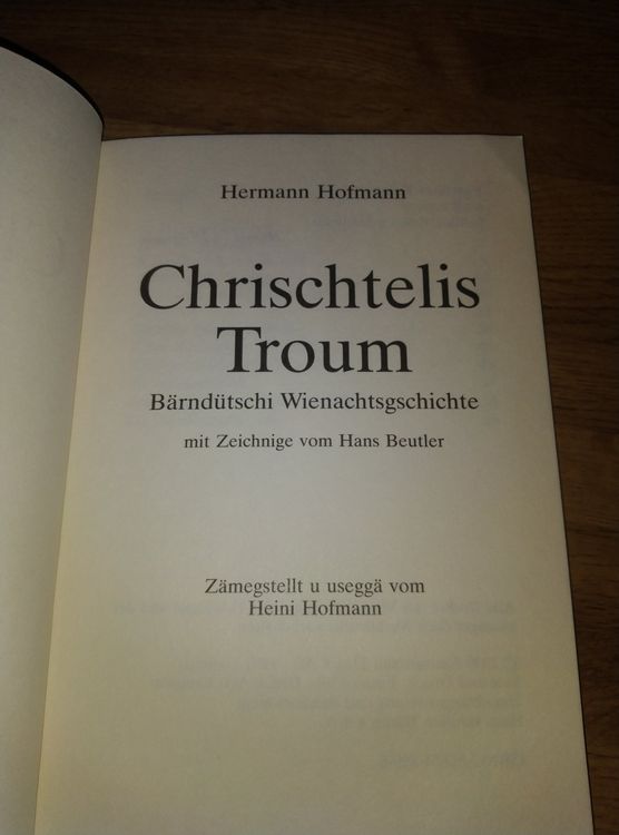 Mundart Weihnachtsgeschichten: Chrischtelis Troum (Gebraucht) in ...