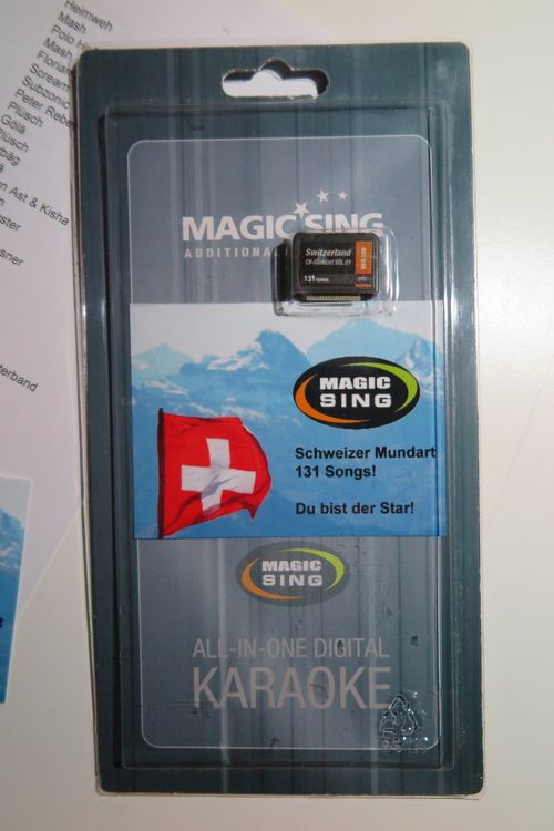 Magic sing Karaoke Schweizer Mundart Cartridge (Neu und ...