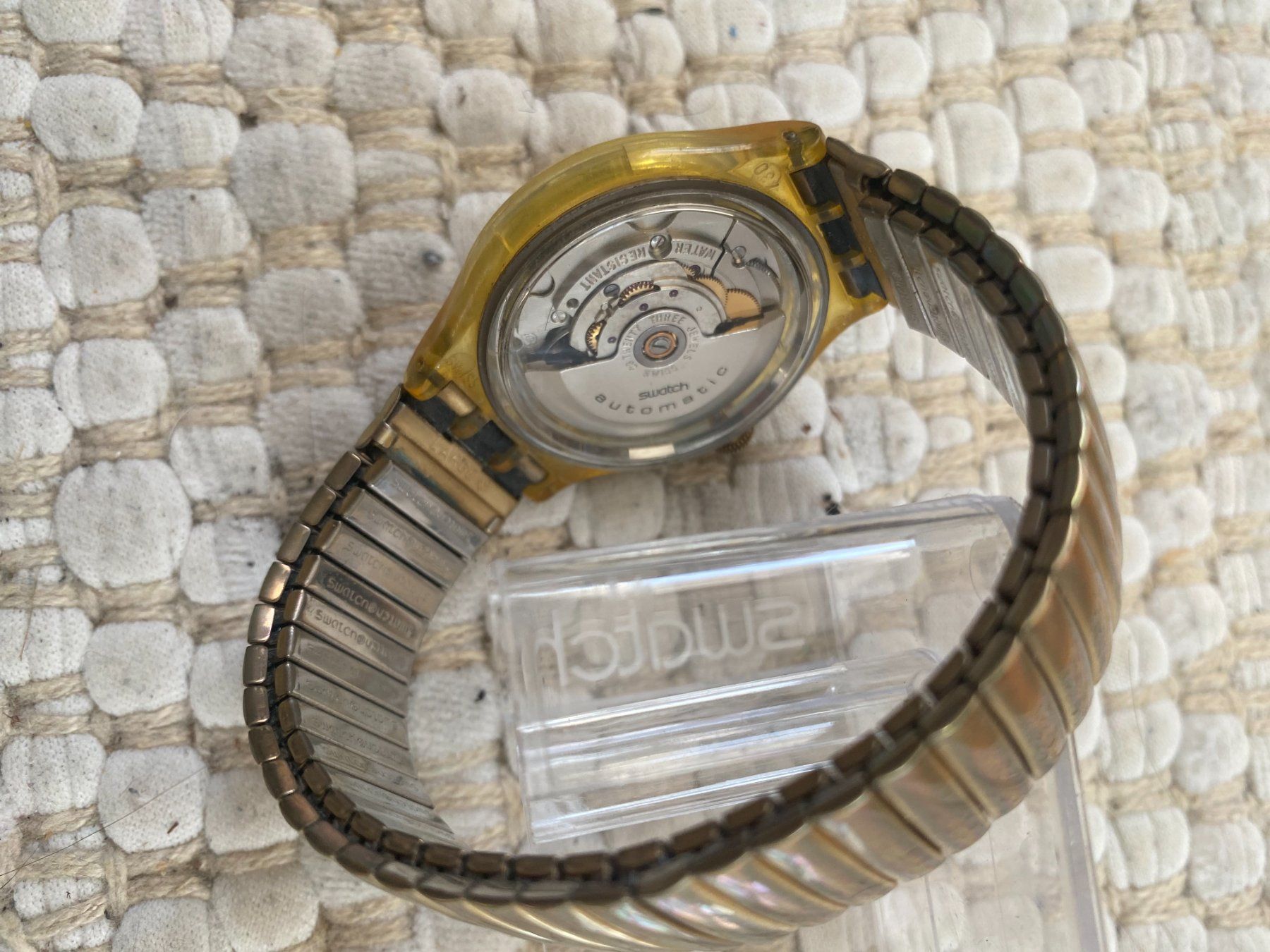 Sammler Swatch Automatik, Gold Box, SAK 403, 1997 (Neu und ...