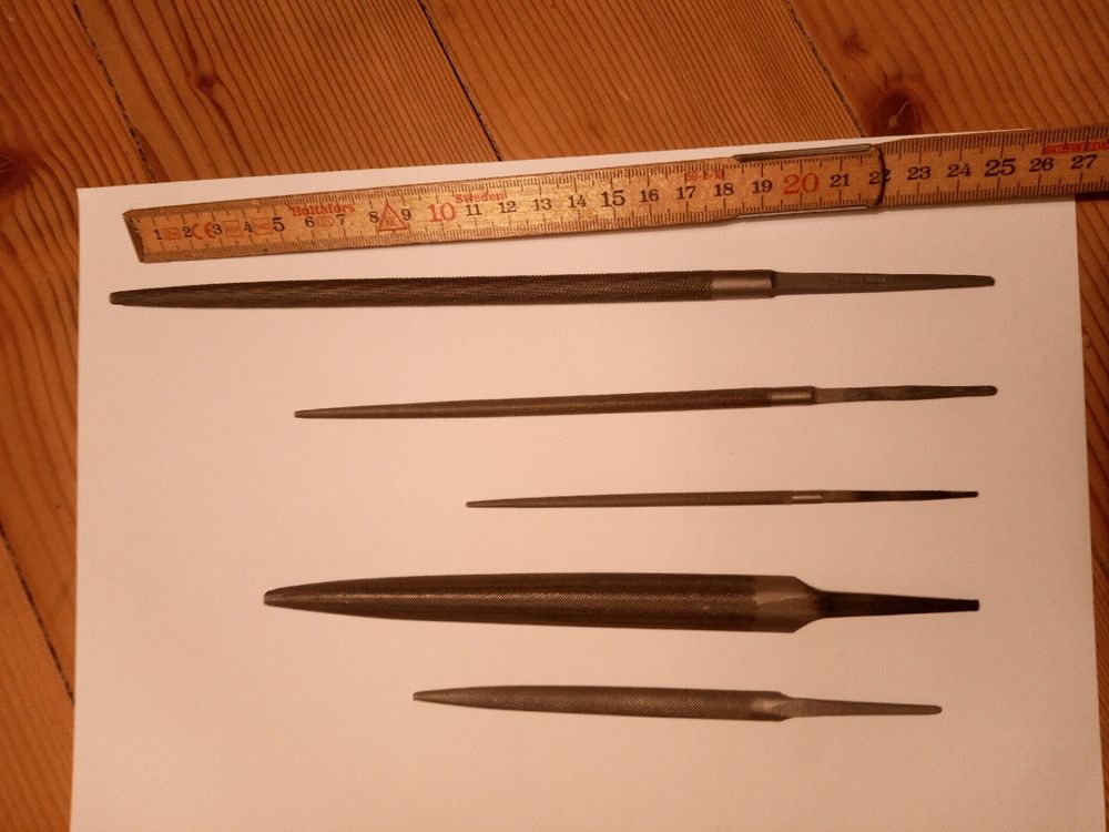 Feilen Set, präzision von Baiter Swiss Neu, rund/ halbrund 1 (Neu ...