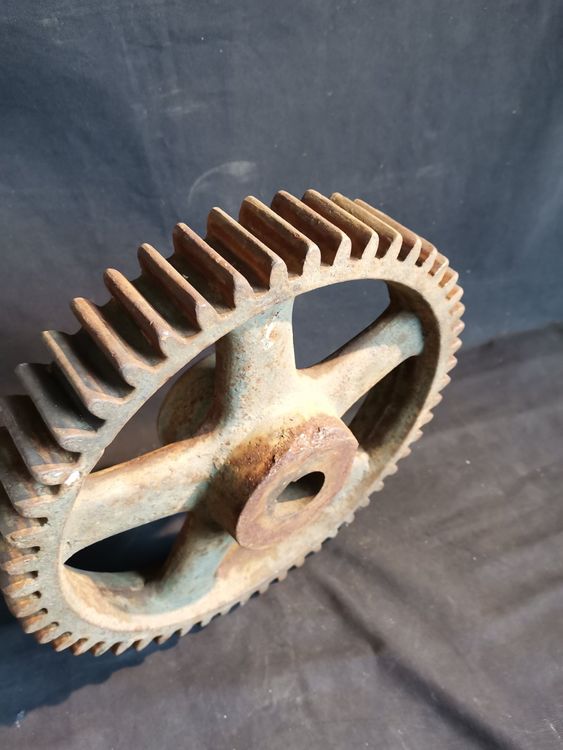 Grosses Zahnrad, antikes Zahnrad, altes Zahnrad, Gusszahnrad | Acheter ...