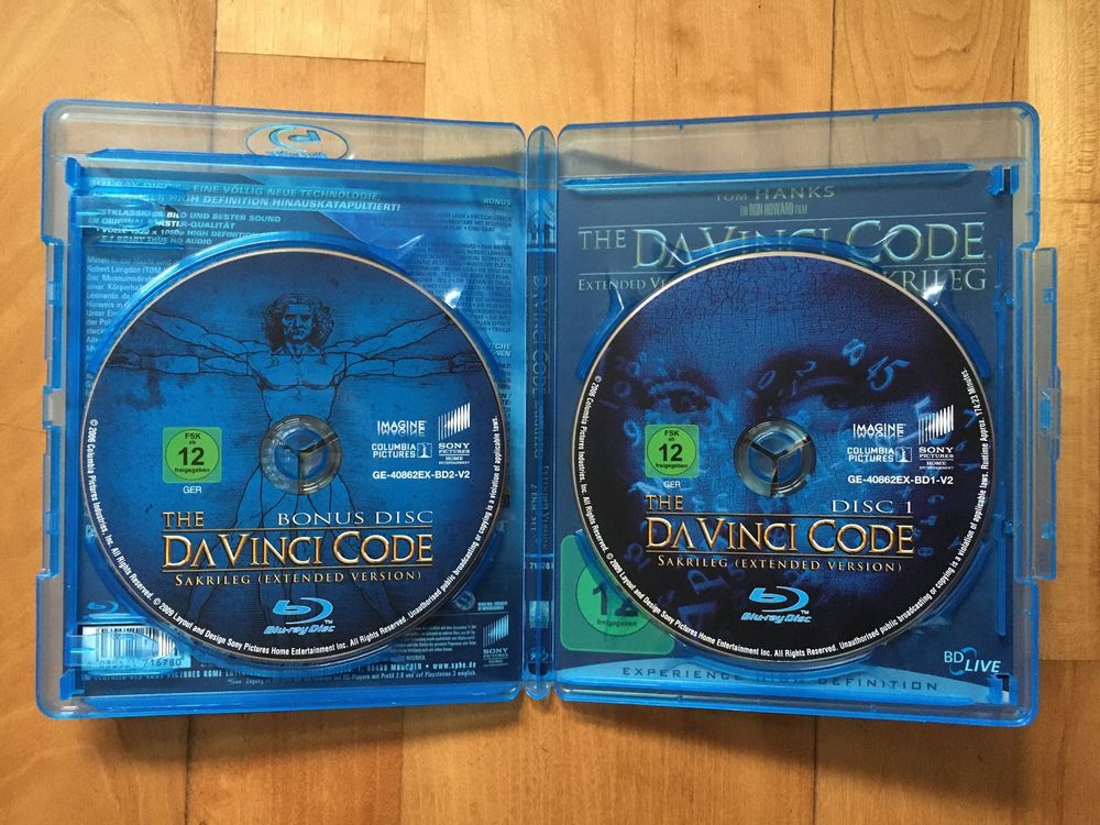 The Da Vinci Code (Blu Ray) (Gebraucht) in Wisen SO für CHF 3 – mit ...