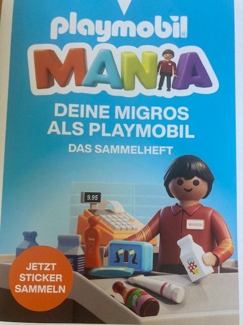 Playmobil Mania Migros Sticker , 17 Stück (Neu (gemäss Beschreibung ...